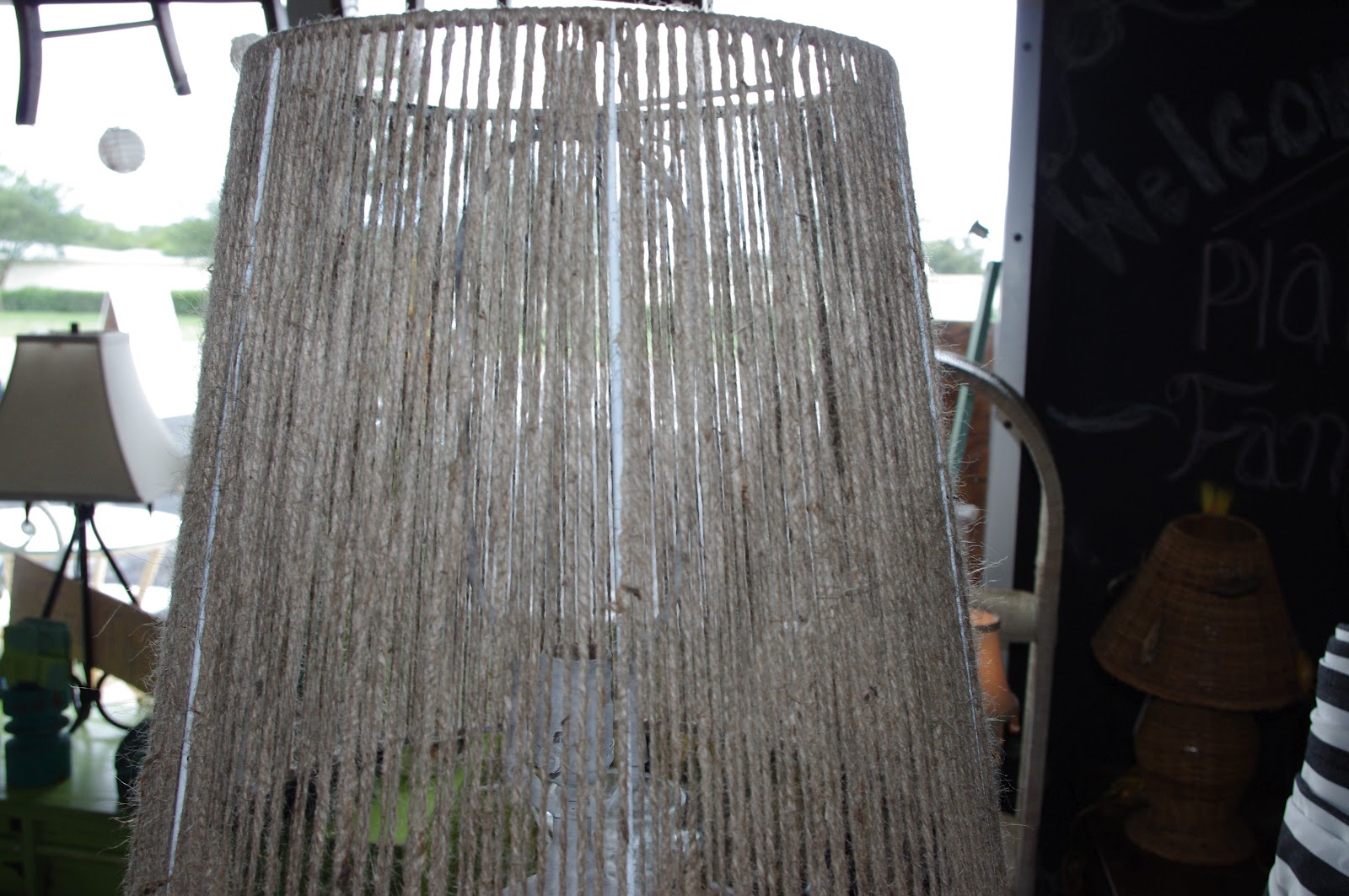 Coastal Chic Inspired: Jute Twine Lamps