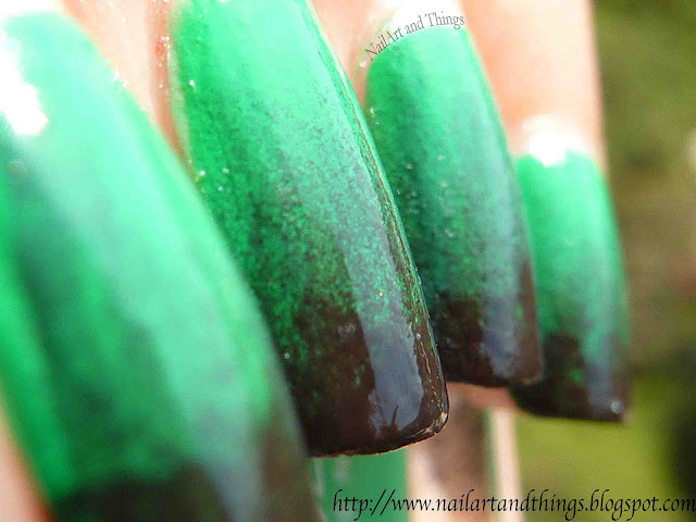 NailArt and Things: Lakmé Going Green + Sponging Nail Art