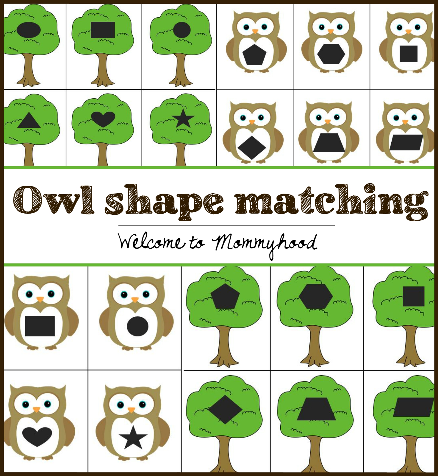 aaa.jpg 1 472×1 598 pixels | Shapes preschool, Owl theme classroom, Owl ...
