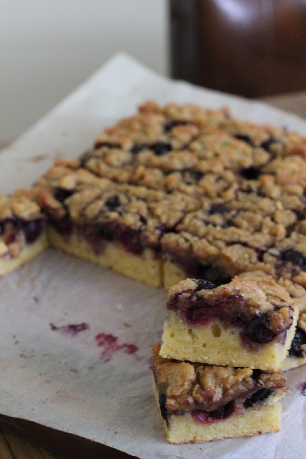 BAKING TRAY ~\________/~: And that's the way the Blueberry slice ...