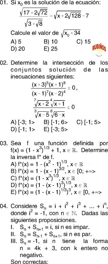 MANUAL DE ÁLGEBRA PARA PREUNIVERSITARIOS PDF