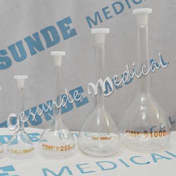Jual Labu Ukur (10 ml - 1 Ltr) Kaca Standar Praktikum & Laboratorium ...