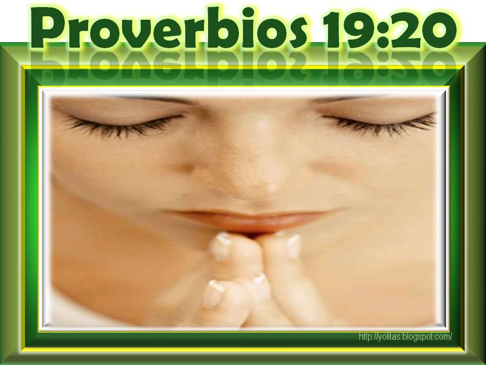 Tus Caminos, Tus Diseños: Proverbios 19:20 en imágenes