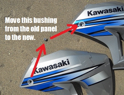 KLR650 Adventures: Replacing the Right Side Engine Shroud