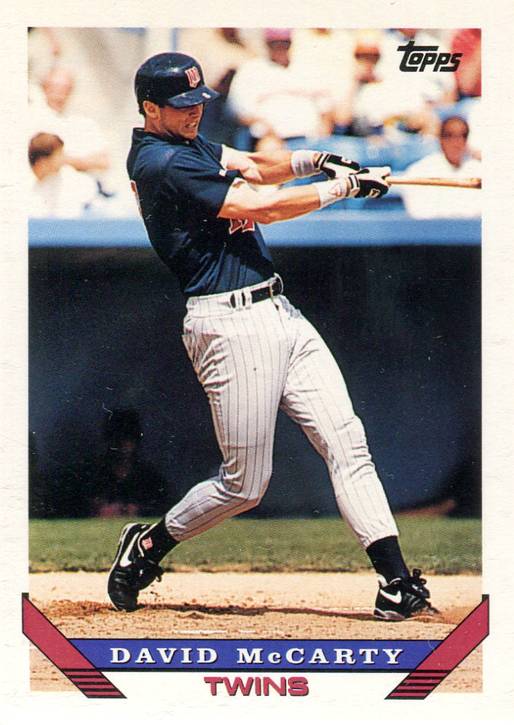 Junk Wax Prospector - David McCarty - Minnesota Twins