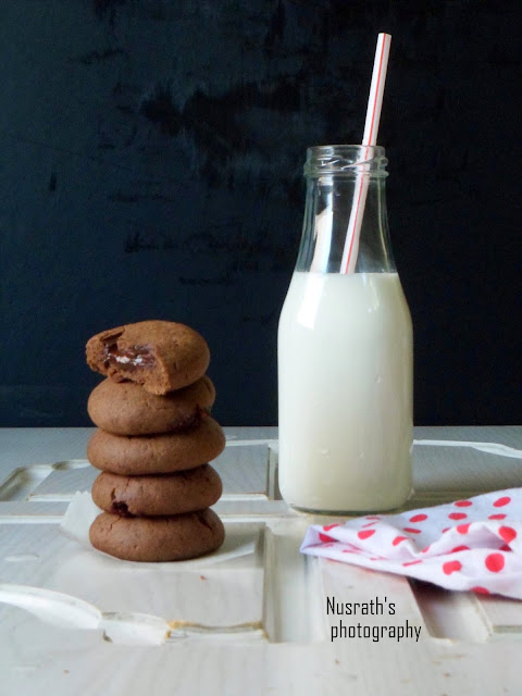 Chocofill cookies|Cookies filled with chocolate | The food factory