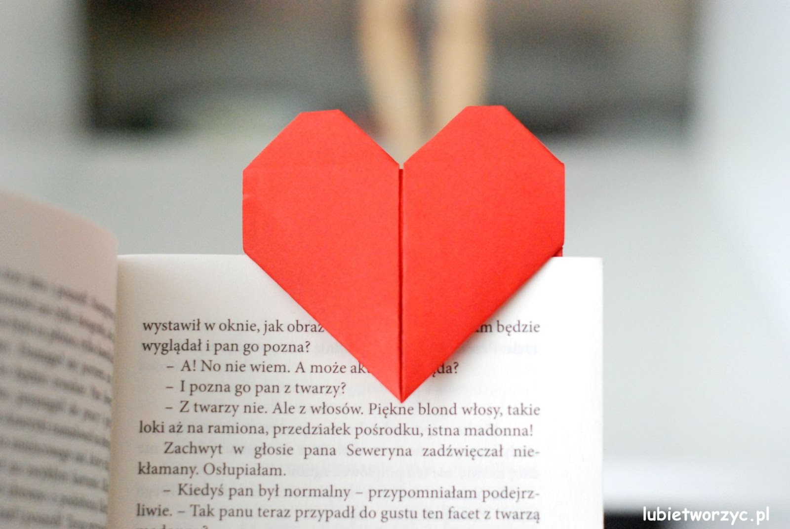Serce origami - zakładka do książki (video)