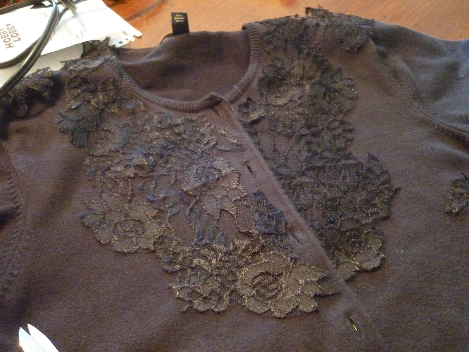The Handy Dandy Helper: DIY Anthropologie Cardigan