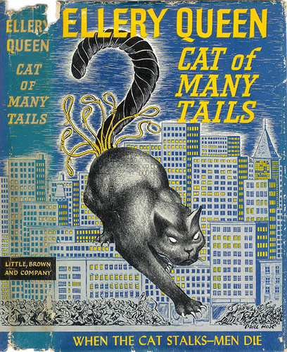 Books To The Ceiling (Thoughts): Cat of many Tails by Ellery Queen