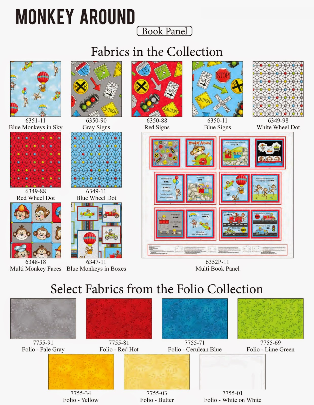 Henry Glass Fabrics: Monkey Around