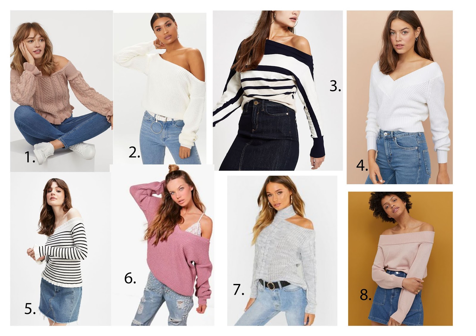 Off The Shoulder Jumpers: The Knitwear You Need For Spring | Kate ...