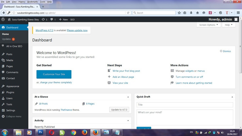 Cara login ke halaman admin website ~ Kursus Website Jakarta