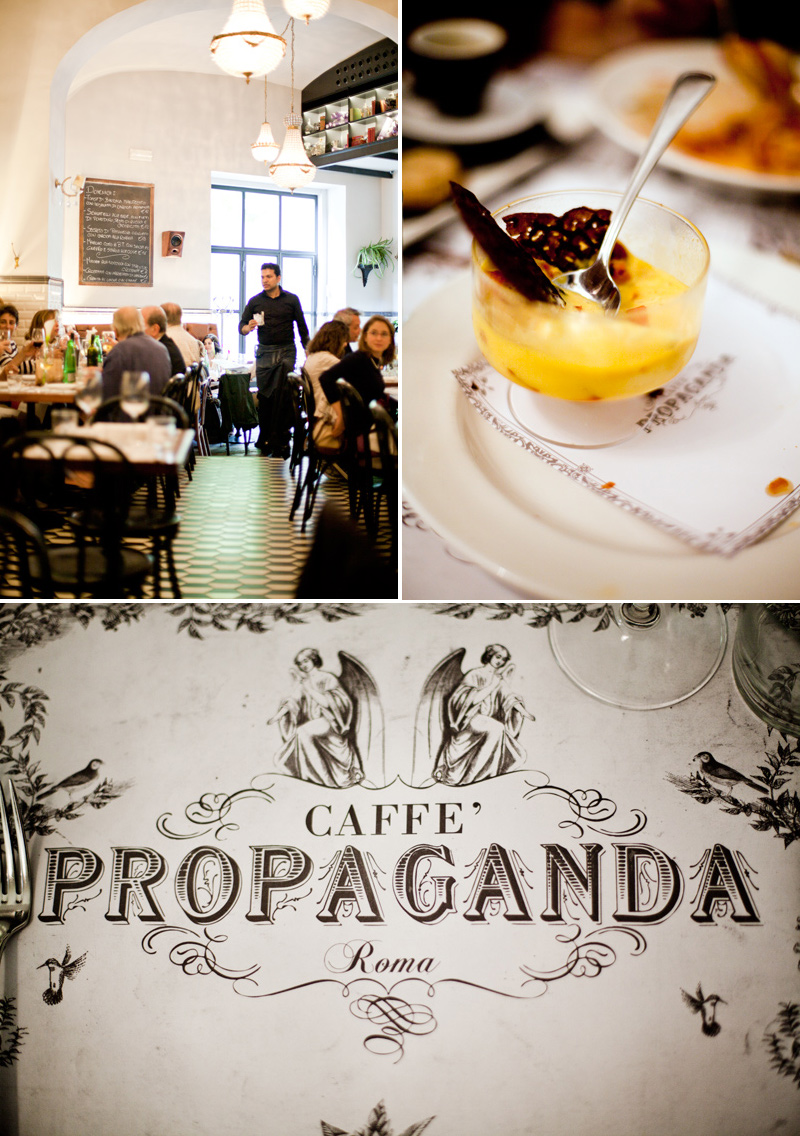 tea cup tea: ROMA EATS: CAFFE PROPAGANDA