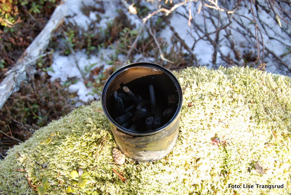 Naturlig Jobb: Bålvakt ved Stemtjønna - med blanke ark og fargestifter tel