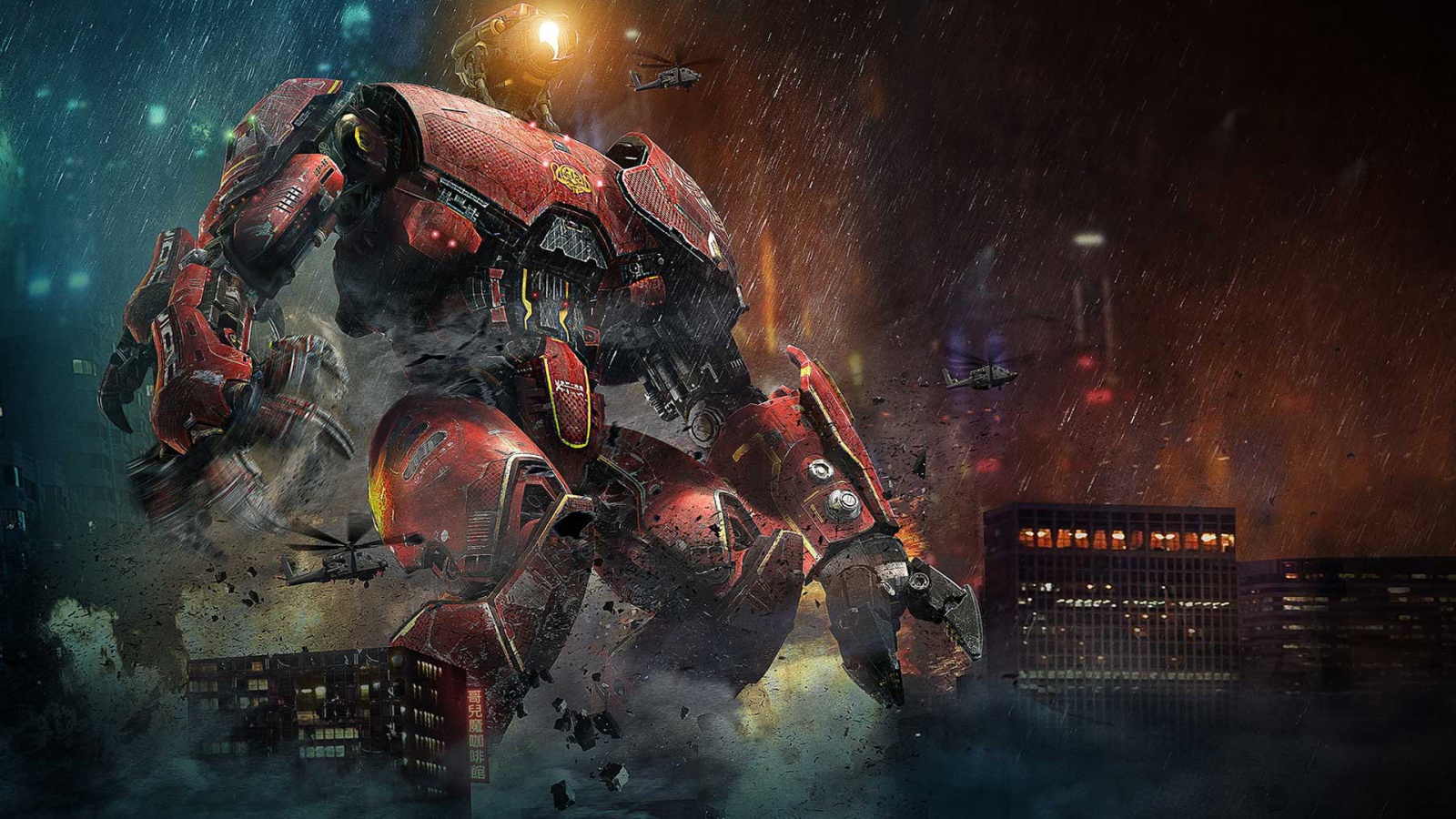 hd wallpaper: Crimson Typhoon Mecha Pacific Rim a141