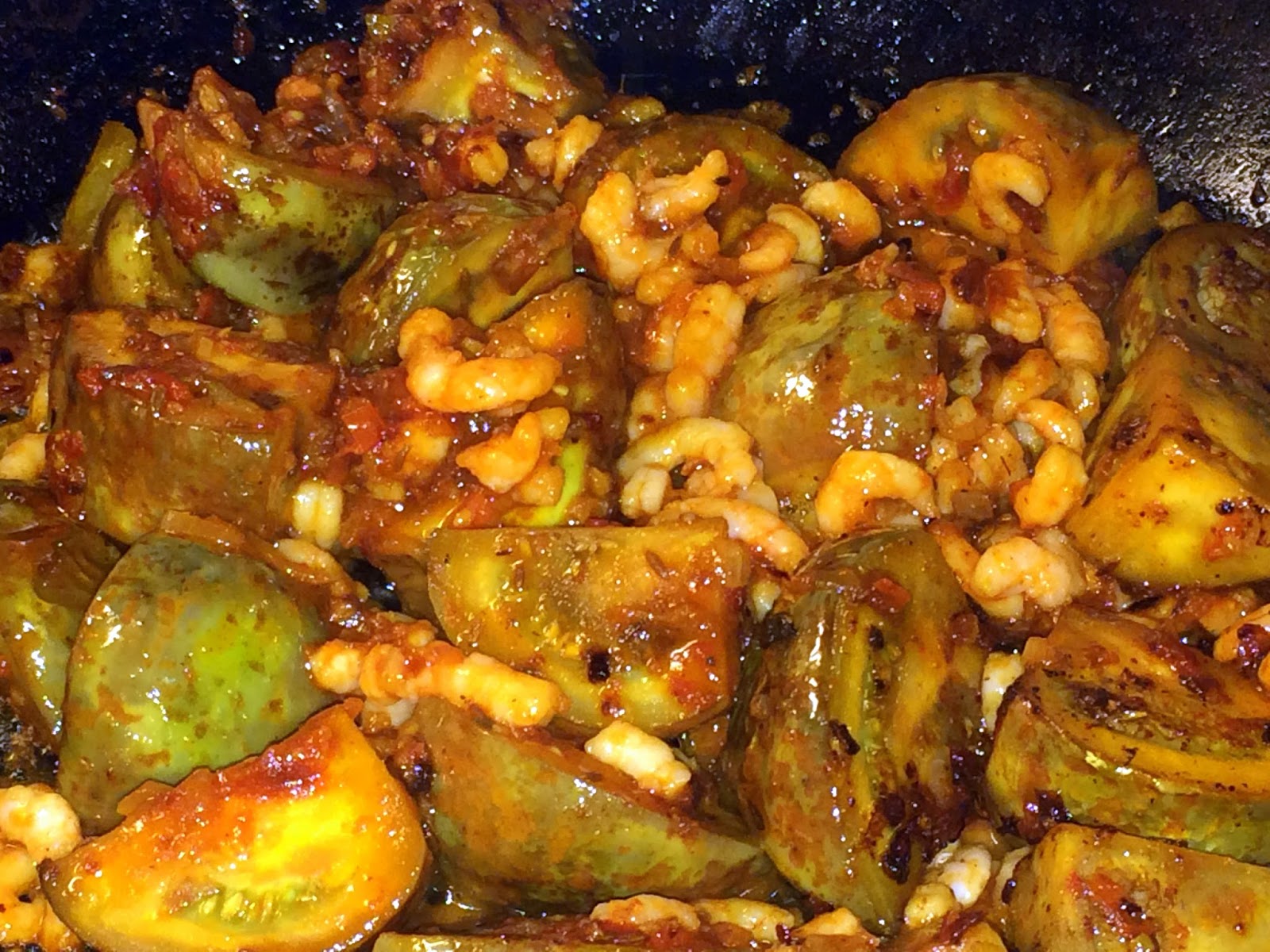 Hobby recepten: Antroewa met garnaaltjes en komijn