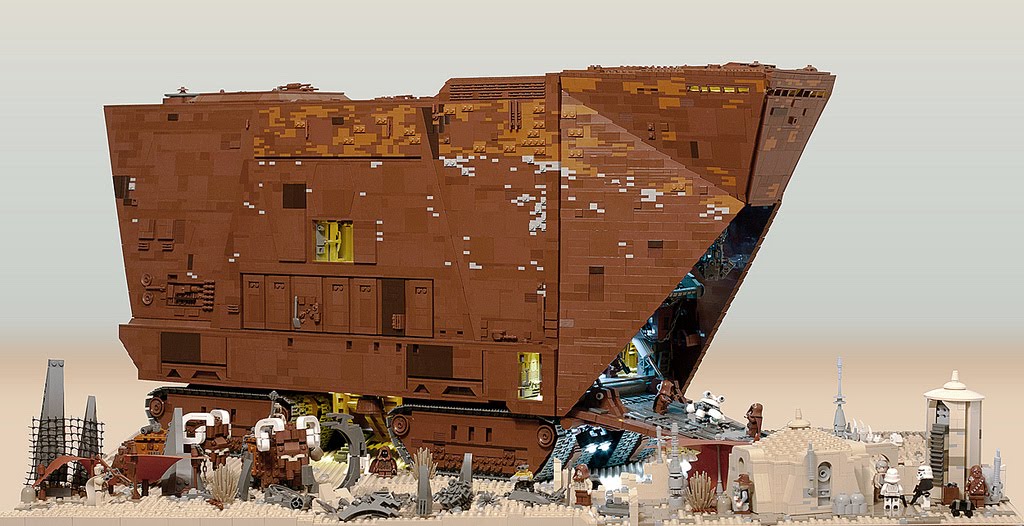 Stormtrooper: LEGO Star Wars Sandcrawler by Marshal Banana