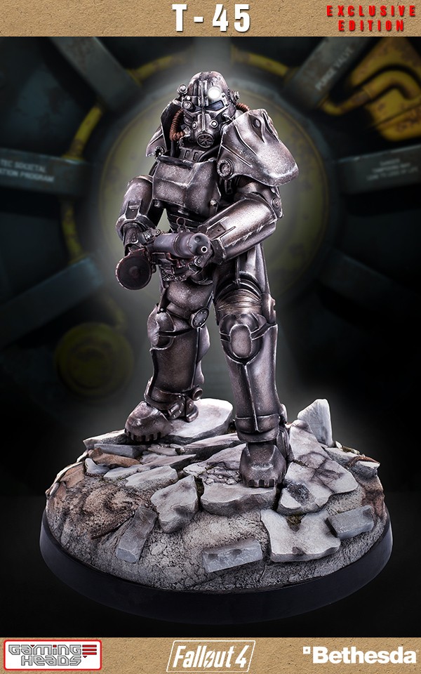 Fallout 4 - T-45 Regular Statue & Exclusive Statue 1/4 (Gaming Heads)