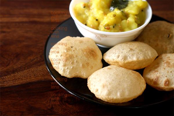 Lemon n Spice: POORI MASALA - Kerala Restaurant Style