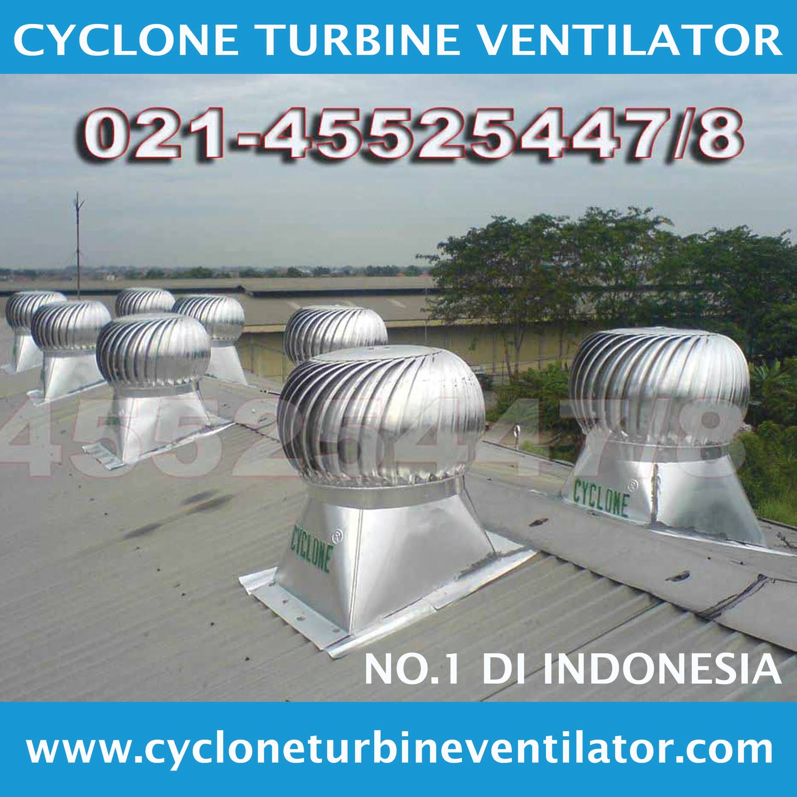 CYCLONE No 1 di Indonesia: Cyclone Turbine Ventilator English