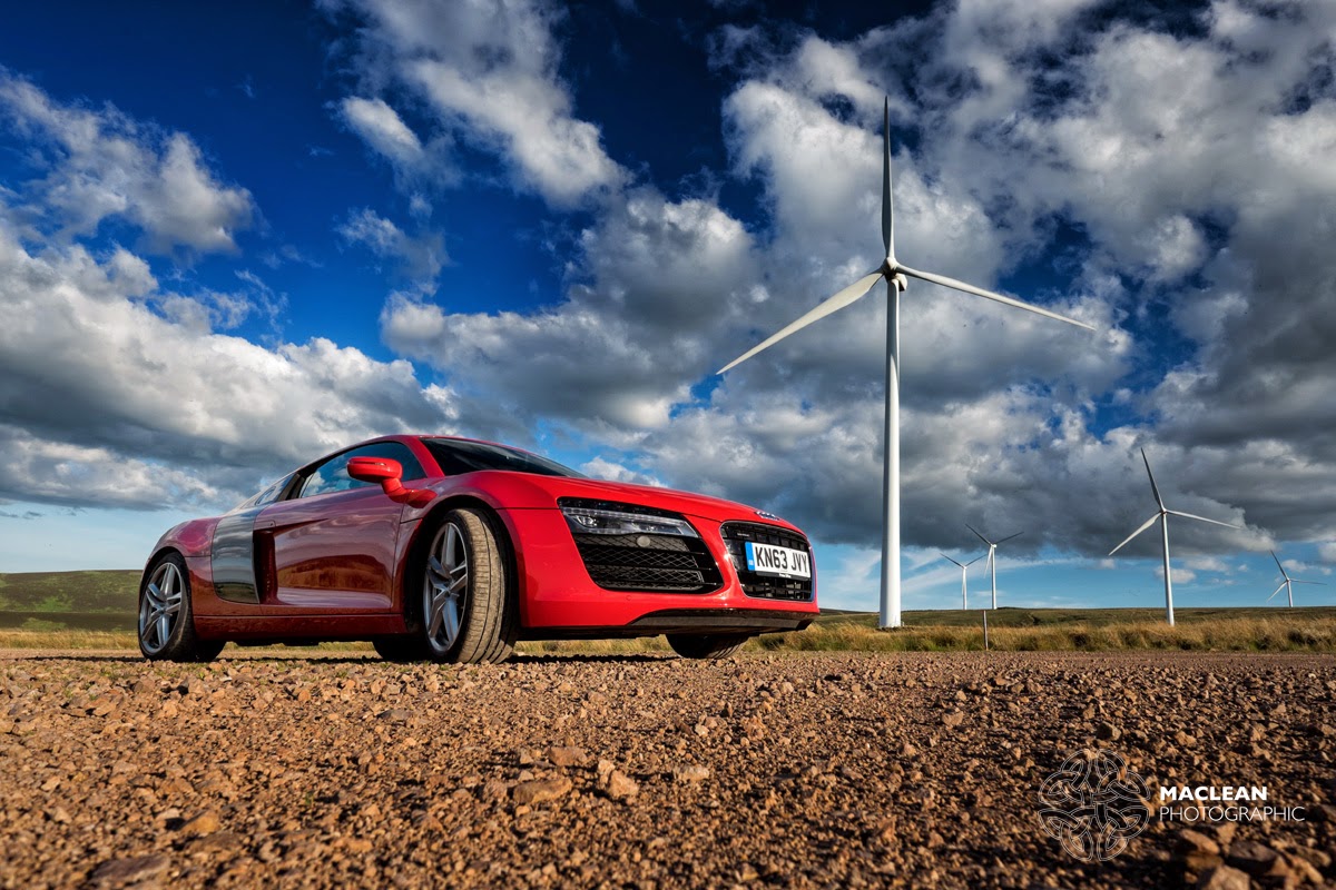 On the Road in an Audi R8