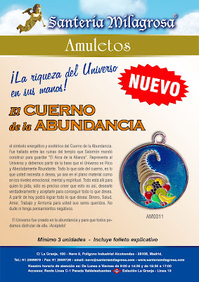 Santeria Milagrosa: Amuleto Cuerno de la Abundancia - Calendario Azteca ...