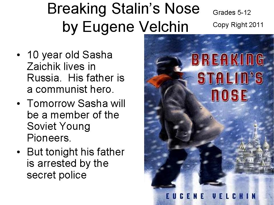 Young Adult Reading Machine: Breaking Stalin's Nose by Eugene Yelchin