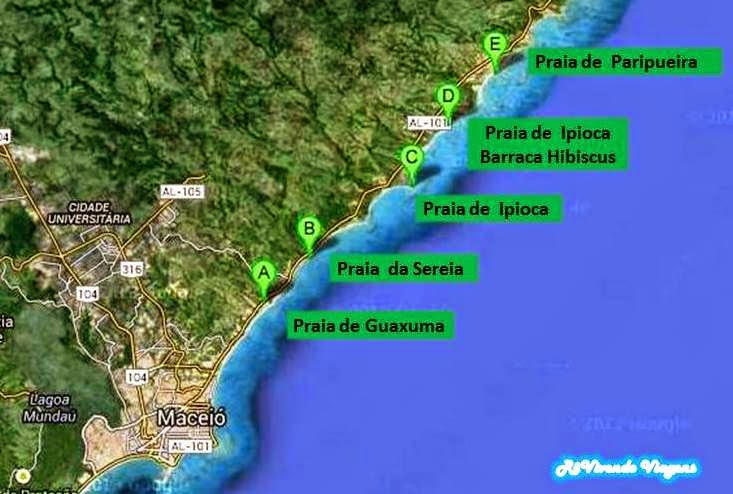 As praias de Maceió - RêVivendo Viagens