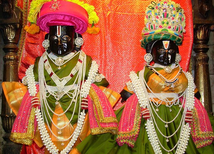 God Photos: Lord Pandurang With Rukhmini Wallpapers