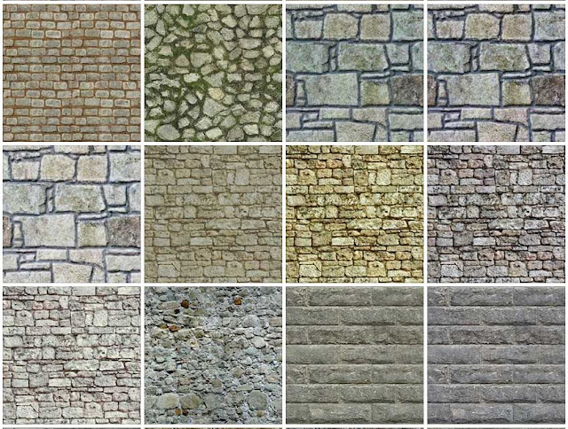 SKETCHUP TEXTURE: TEXTURE STONE WALLS, MASONRY