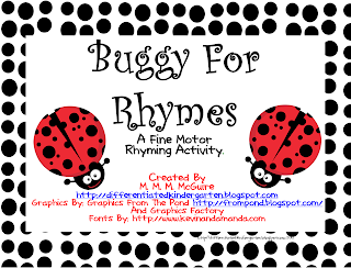 Classroom Freebies Too: How about a creeby crawly rhyming freebie