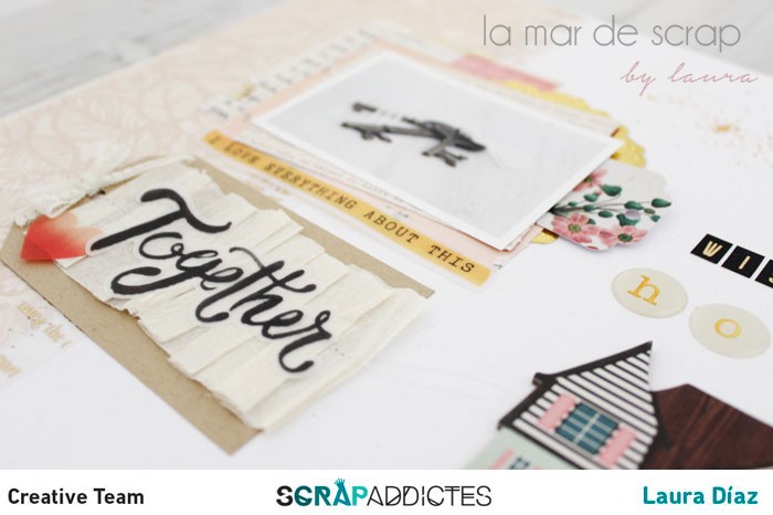 La Mar de Scrap: Reto diciembre Scrapaddictes: LO Wishing home
