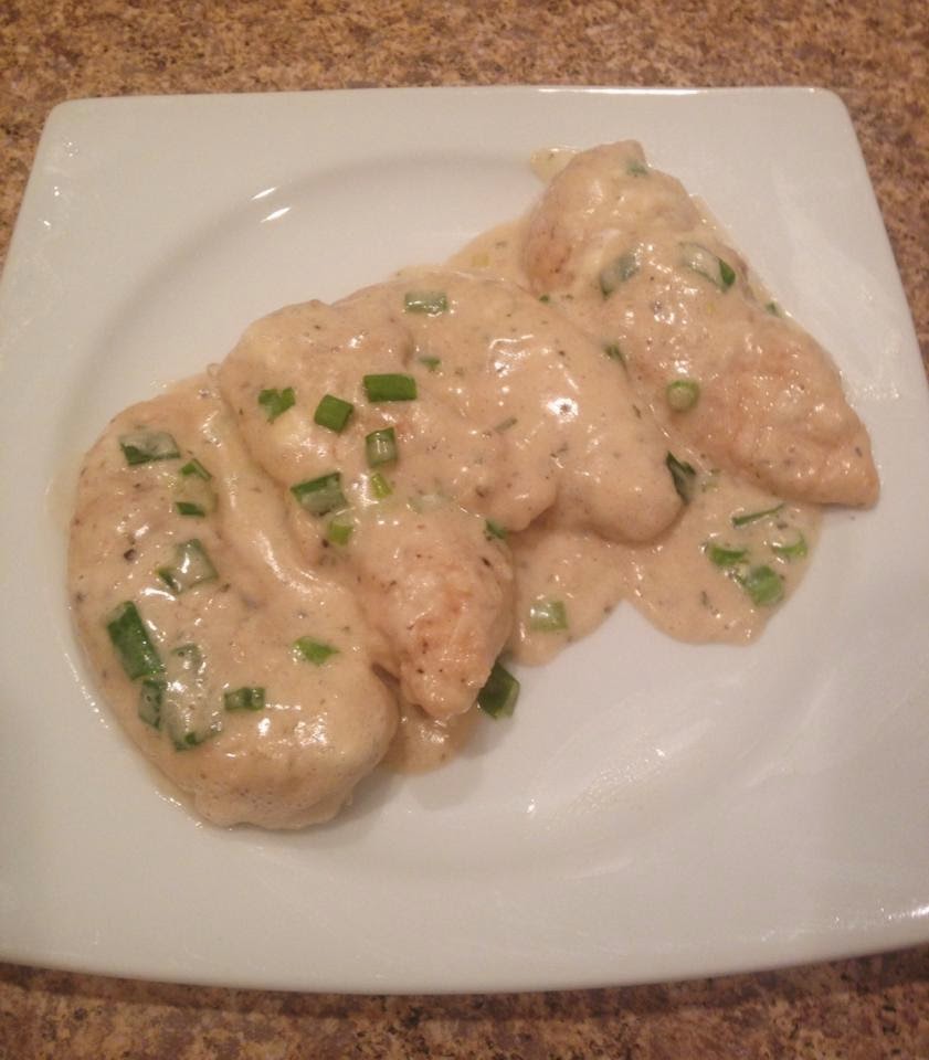 Chicken in Creamy Rondele Sauce