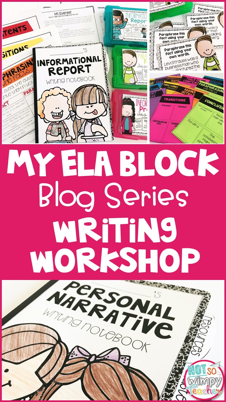 My ELA Block: Writing Workshop - Not So Wimpy Teacher