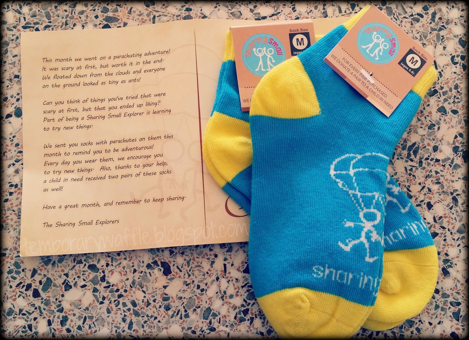 Temporary Waffle: Sharing Small Sock Subscription Fun for Kids!