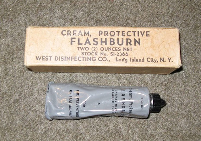 Marines In Forest Green: WWII Cream Protective Flashburn Iwo Jima Marines