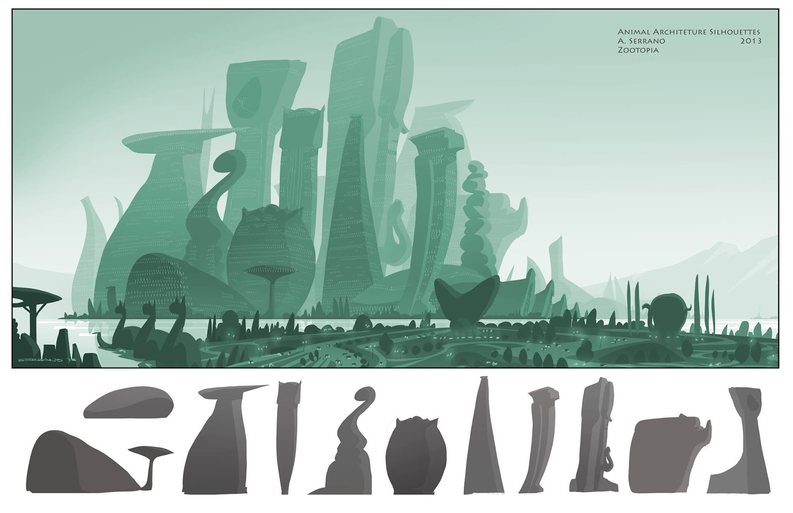 A R M A N D S E R R A N O: Downtown ZOOTOPIA: My Early Concepts