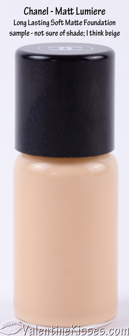 Valentine Kisses: Chanel Mat Lumiere Long-Lasting Soft Matte Foundation ...