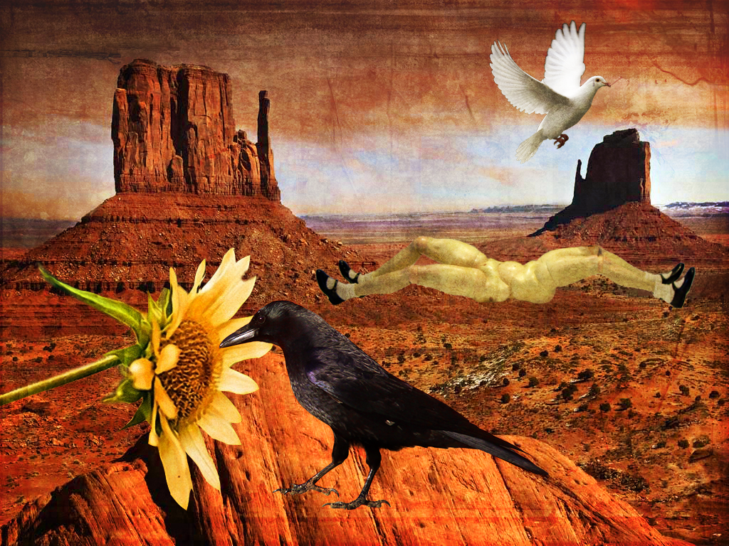 Stacey's Foundation Design Blog: Digital Surreal Landscape Collage
