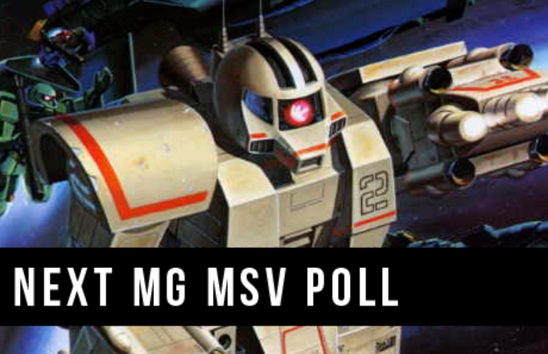 Gundam Info Sets a Poll for the Next MG MSV