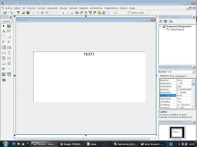PROGRAMACIÓN EN VISUAL BASIC