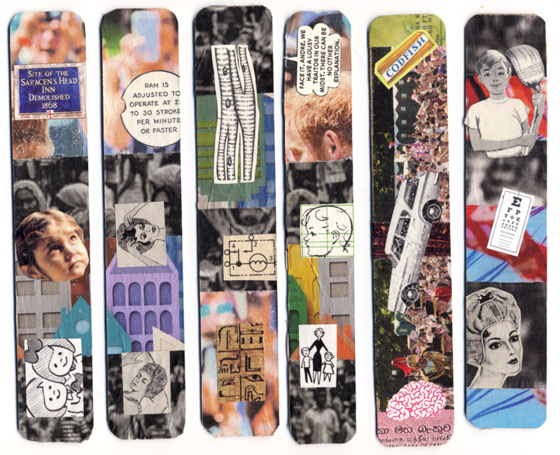 Collage bookmarks #4