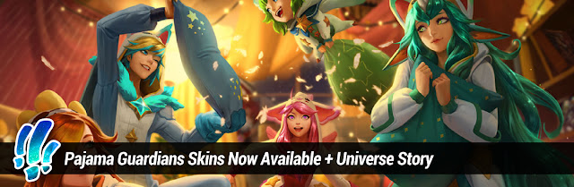 Surrender at 20: Pajama Guardians Skins Now Available + Universe Story