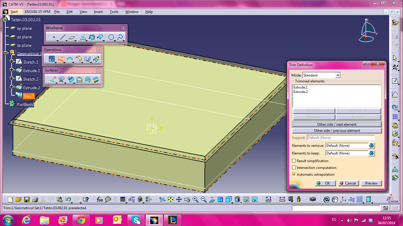 AprendiendoCatiaV5: Tetón(Shape)
