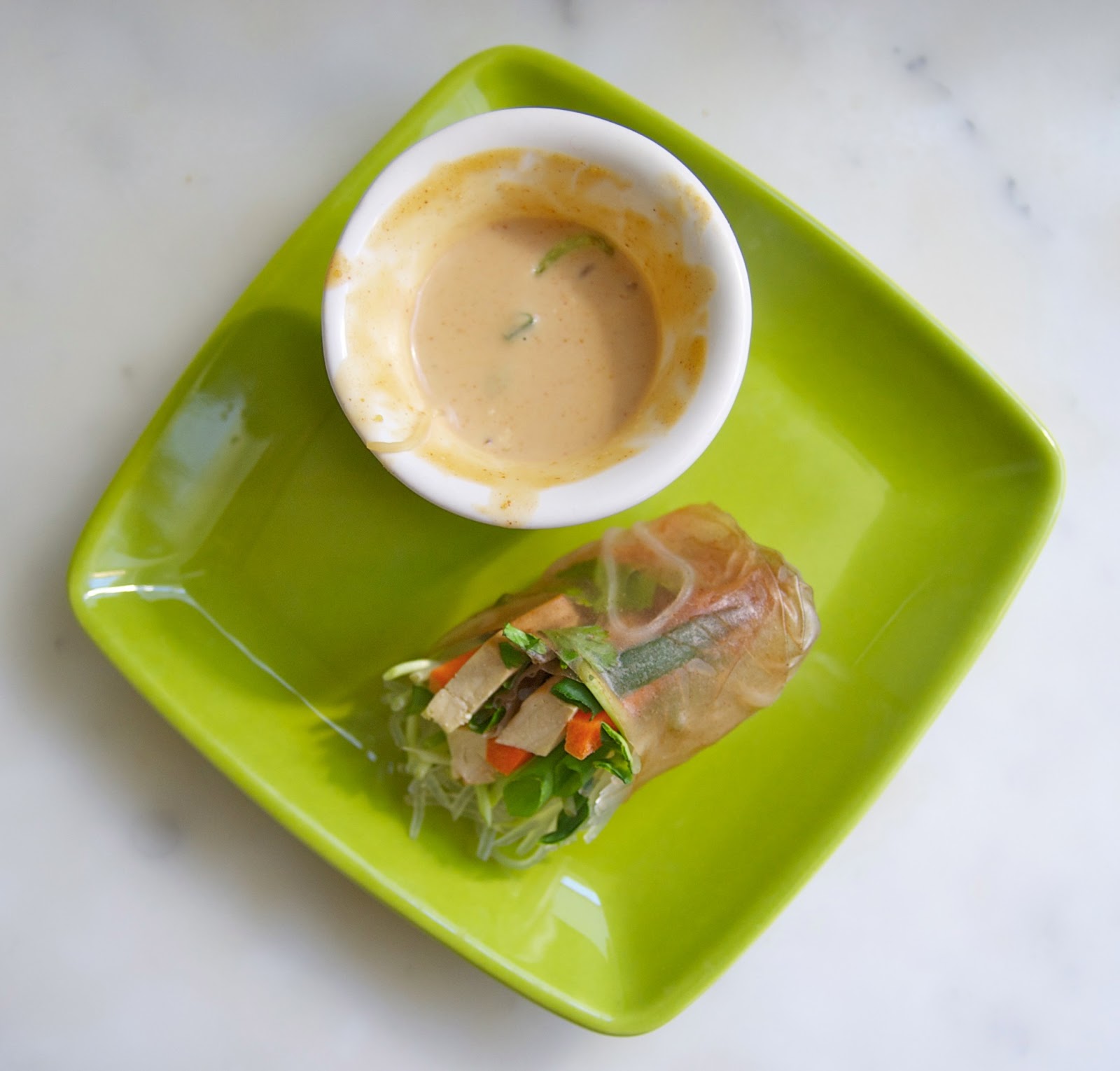 My Recession Kitchen...and garden: Brown Rice Spring Rolls with Peanut ...