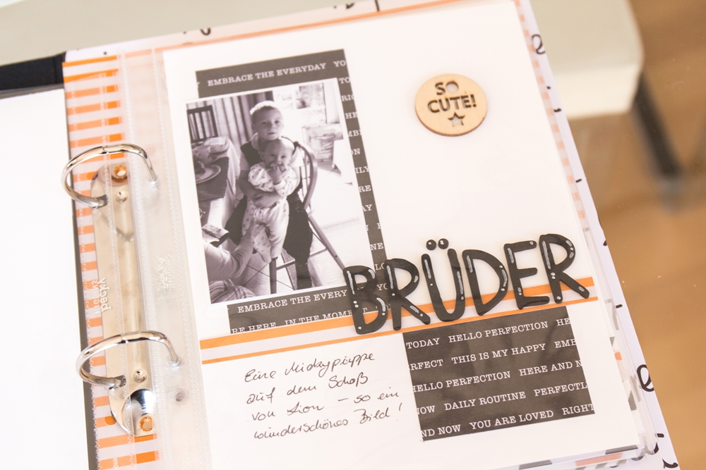 :: danipeuss.de :: BLOG: 6x8" Babyalbum mit Minilayouts selber bauen ...