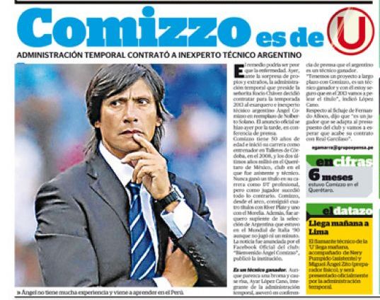 Sector - U - Crema: Un nuevo Comizzo...