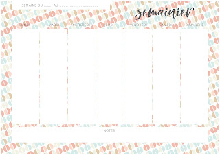 3 Semainiers design pour votre Bullet Journal