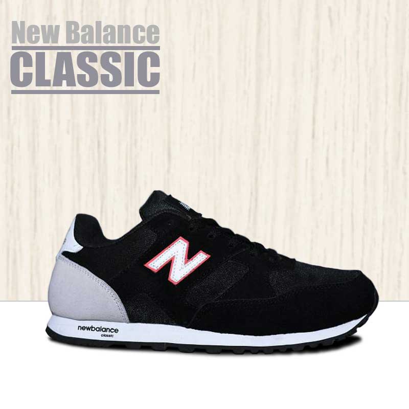 Sepatu New Balance Classic Hitam Abu [NBC-001] | Omsepatu.com