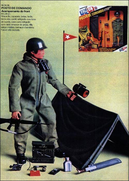 BONECO FALCON DA ESTRELA: CATALOGO AS AVENTURAS DE FALCON 1978